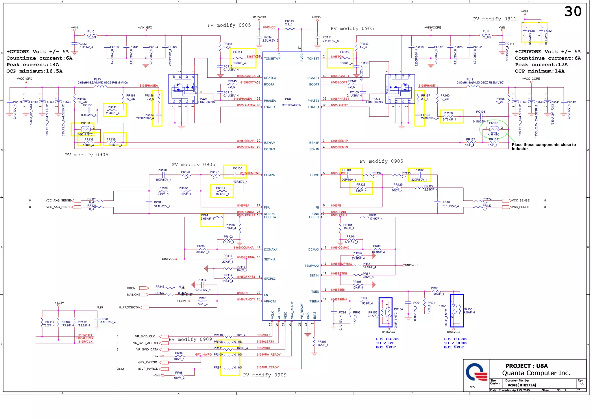 HP Pavilion 15 F Quanta U8A DA0U8AMB6A0 REV 1A UMA Schematic Diagram.pdf