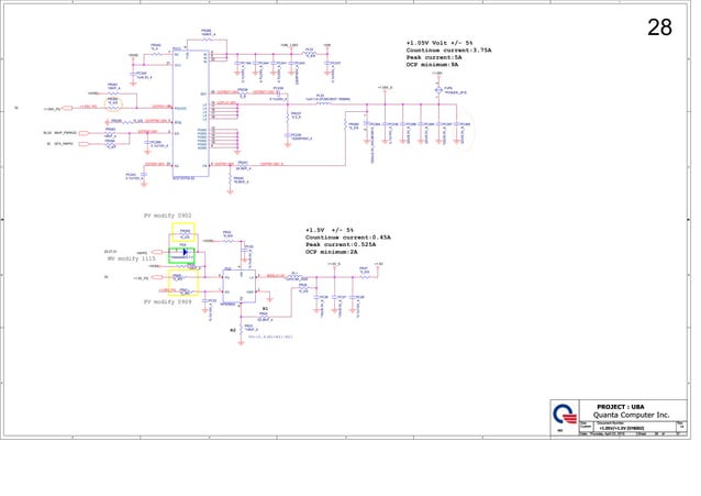 HP Pavilion 15 F Quanta U8A DA0U8AMB6A0 REV 1A UMA Schematic Diagram.pdf | Computer Peripherals ...