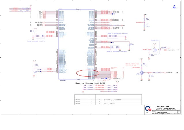 HP Pavilion 15 F Quanta U8A DA0U8AMB6A0 REV 1A UMA Schematic Diagram.pdf | Computer Peripherals ...