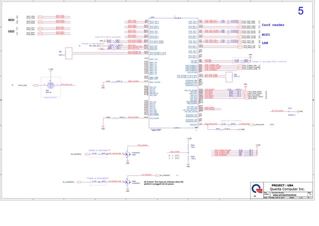 HP Pavilion 15 F Quanta U8A DA0U8AMB6A0 REV 1A UMA Schematic Diagram.pdf | Computer Peripherals ...