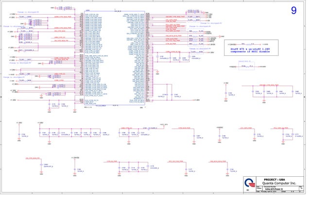 HP Pavilion 15 F Quanta U8A DA0U8AMB6A0 REV 1A UMA Schematic Diagram.pdf | Computer Peripherals ...