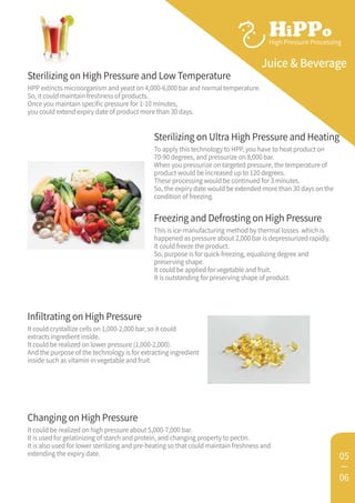 High Pressure Processing HPP Catalog(EN) | PDF