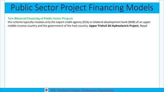 Hyddropower projects Financing Models | PPTX