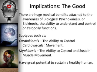 Hypothetical Psychokinetic Potential PowerPoint | PPTX