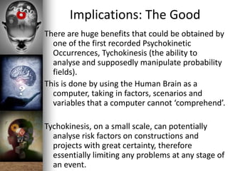 Hypothetical Psychokinetic Potential PowerPoint | PPTX