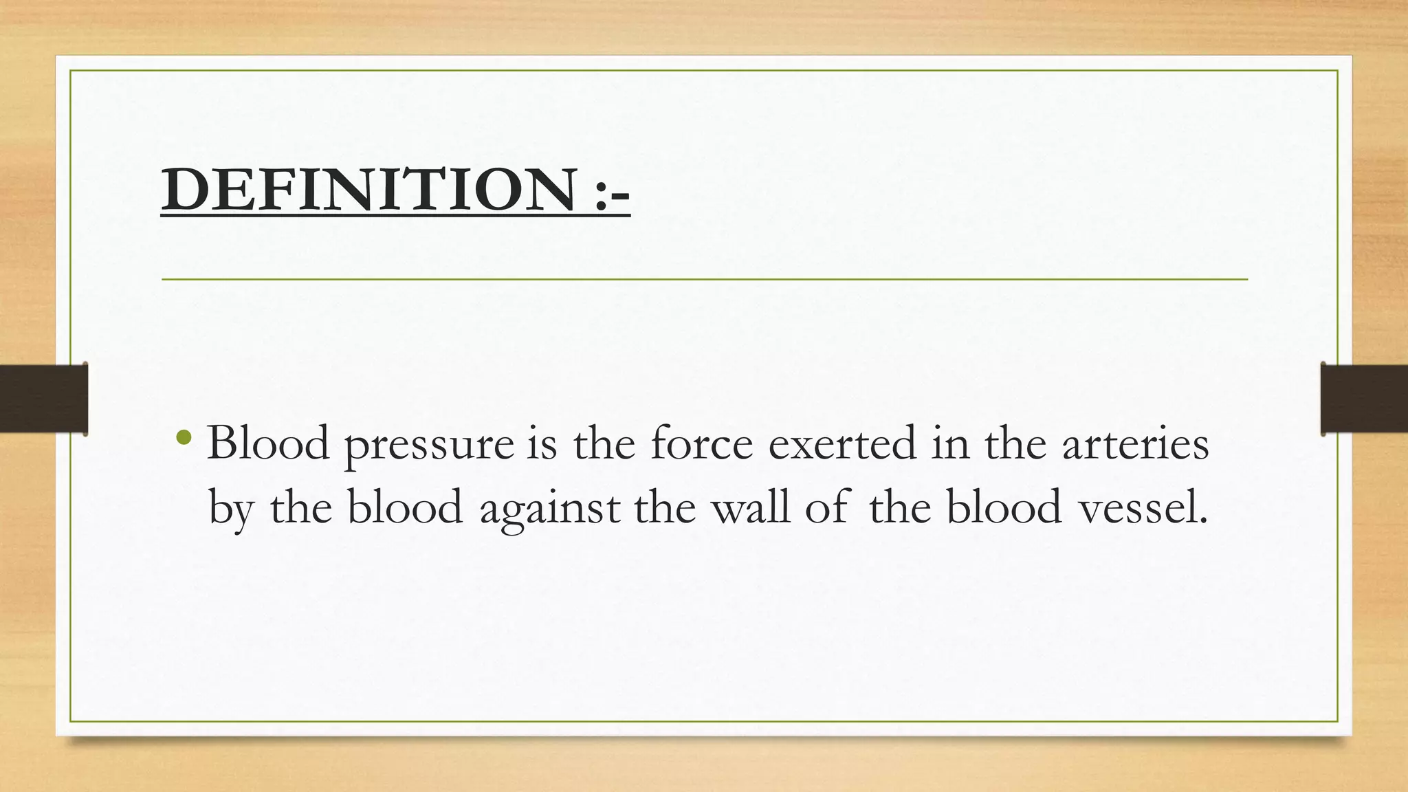 BLOOD PRESSURE | PDF