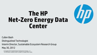 Hp predstavlja arhitekturu za prvi net zero data centar | PDF