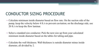 Fluid conductors: Design and selection criteria | PPTX