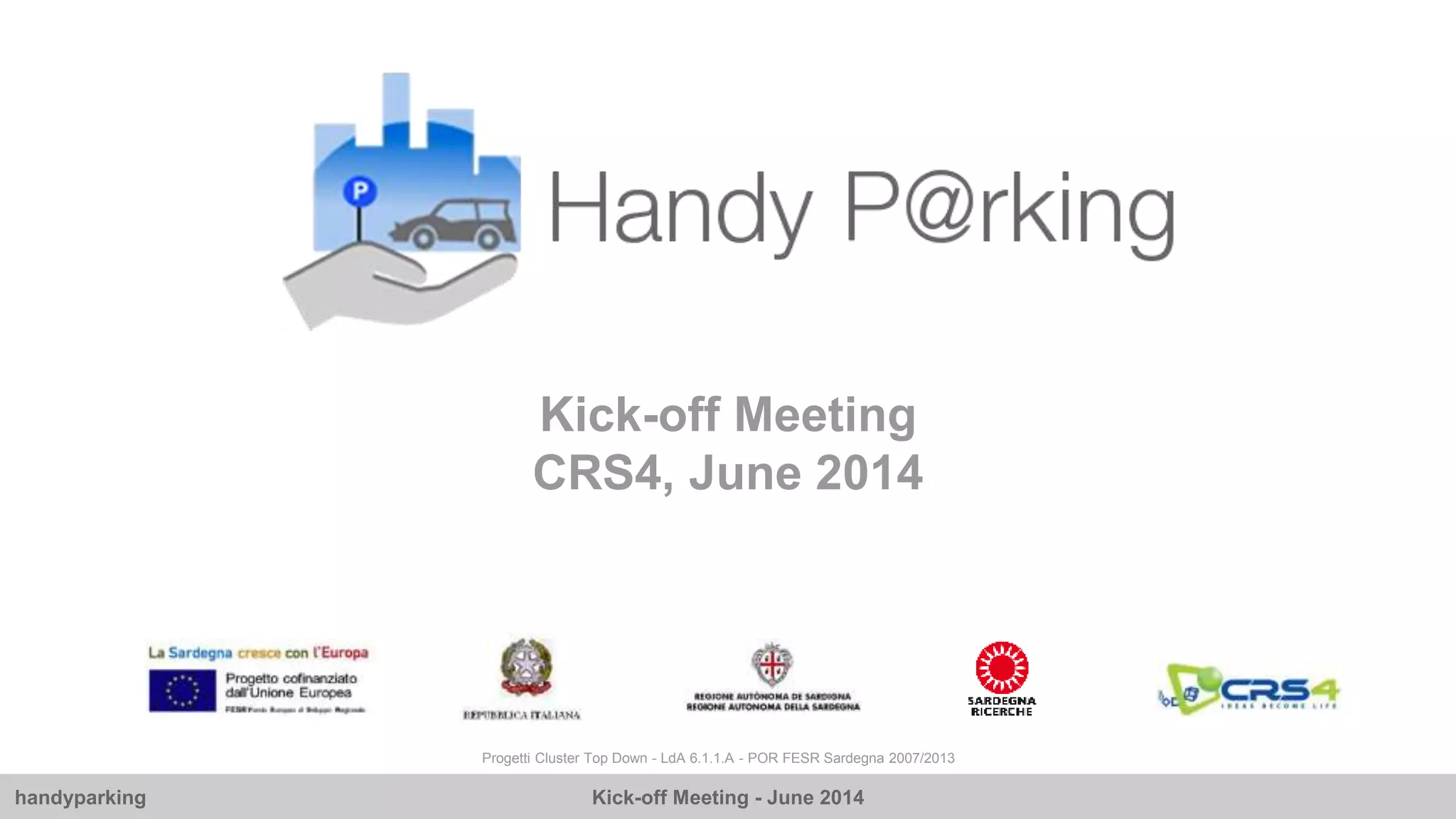 Handy P@rking Overview | PPT