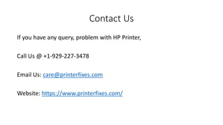 HP Printer | PPTX | Operating Systems | Computer Software and Applications