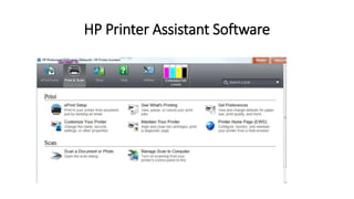 How to install Hp Printer Assistant for the window? | PPTX | Operating ...