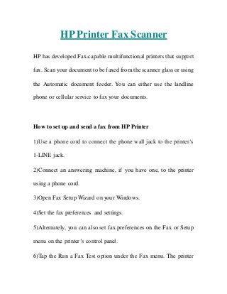 HP Printer Fax Scanner | How to Scan Setup | 123.hp.com