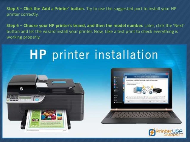 Hp printer installation