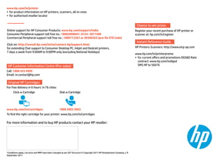 Hp printer September range brochure | PDF