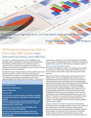 Case Study: HP Products | PDF