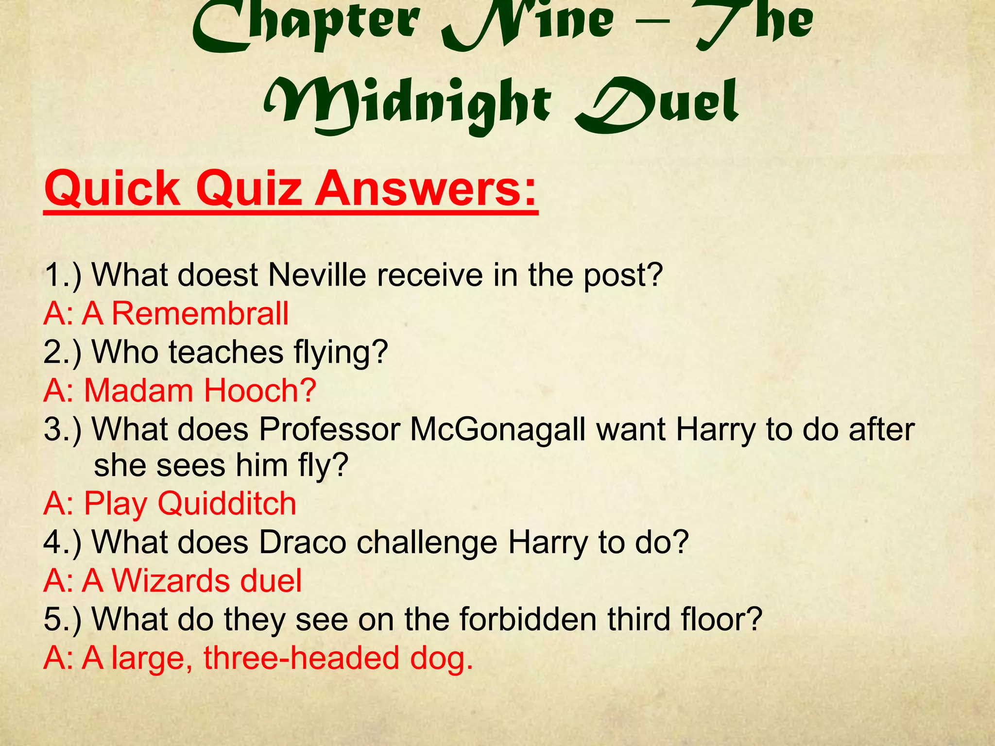 Harry Potter Book 1 Quick Quizzes and Do Now Tasks | PPTX