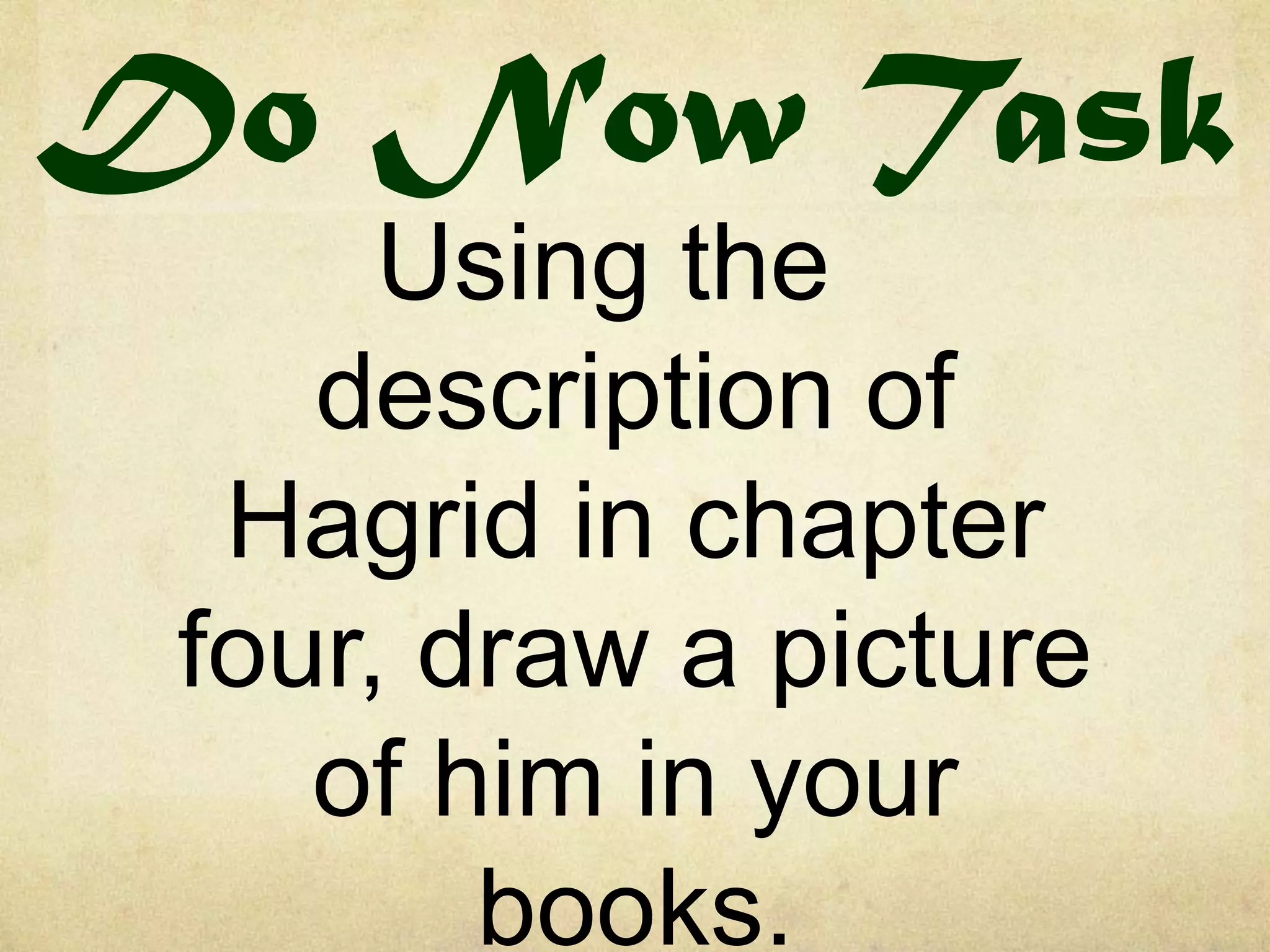 Harry Potter Book 1 Quick Quizzes and Do Now Tasks | PPT