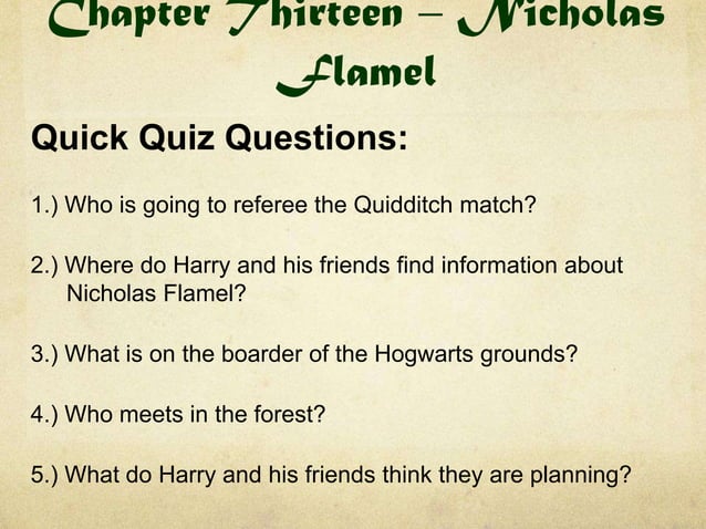 Harry Potter Book 1 Quick Quizzes and Do Now Tasks | PPT