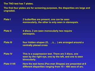 Assesment of streopsis | PPT