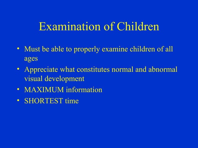 Studies of abnormal visual development | PPT | Eye and Vision ...