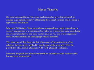 Sensory Adaptation to Strabismus | PPT