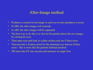 Sensory Adaptation to Strabismus | PPT