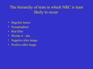 Sensory Adaptation to Strabismus | PPT