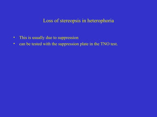 Sensory Adaptation to Strabismus | PPT