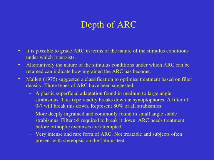 What Is Seconds Of Arc Depth Perception