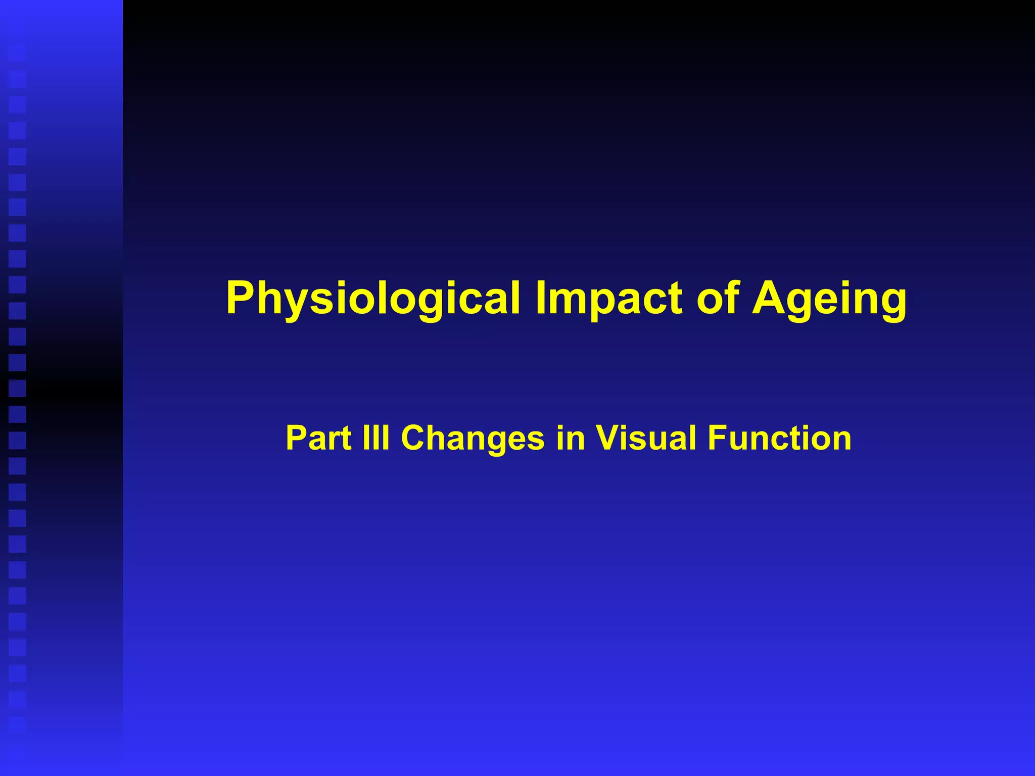 Physiology of Aging3 | PPT