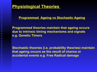 Aging Theories | PPT