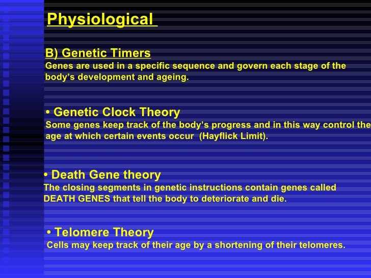 Aging Theories