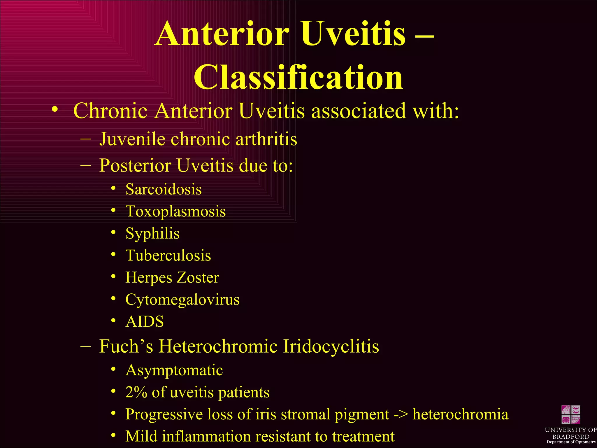 Anterior Uveitis | PPT