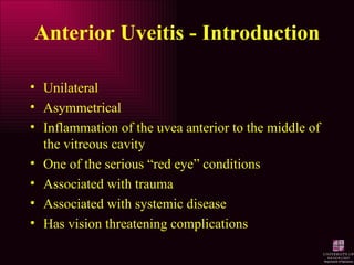 Anterior Uveitis | PPT