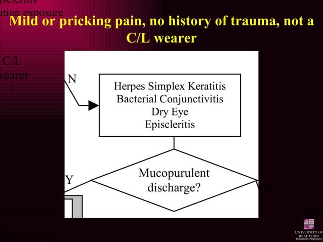 Differential Diagnosis of Red Eye | PPT