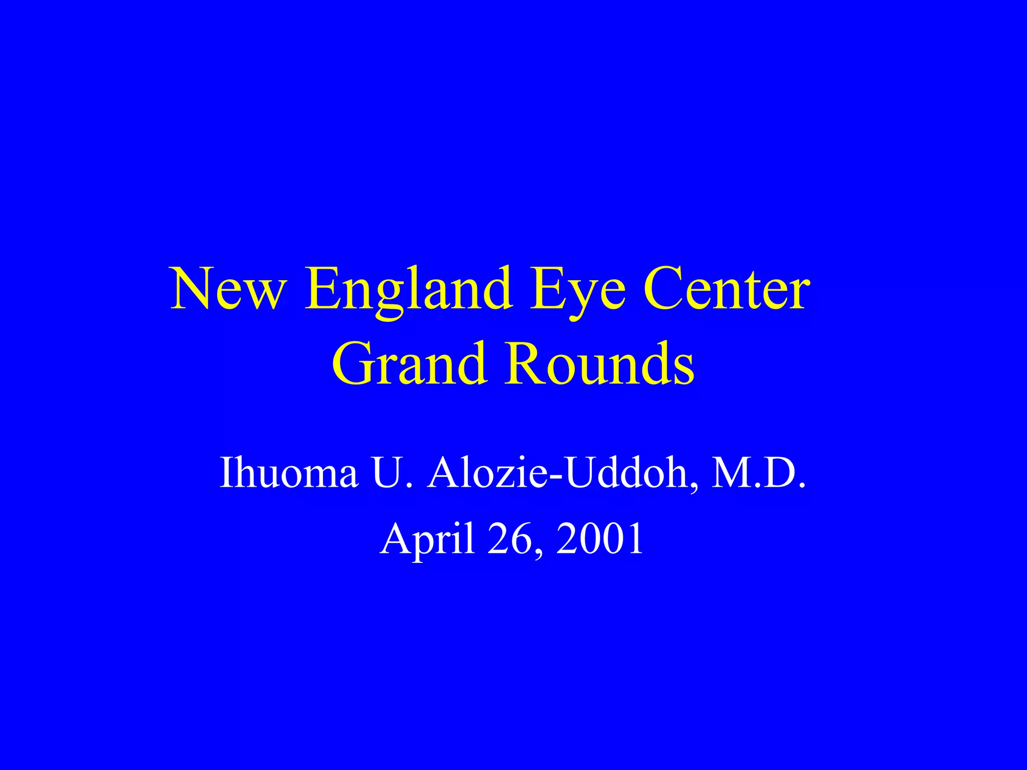 Hypotony Maculopathy | PPT