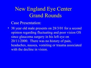 Hypotony Maculopathy | PPT