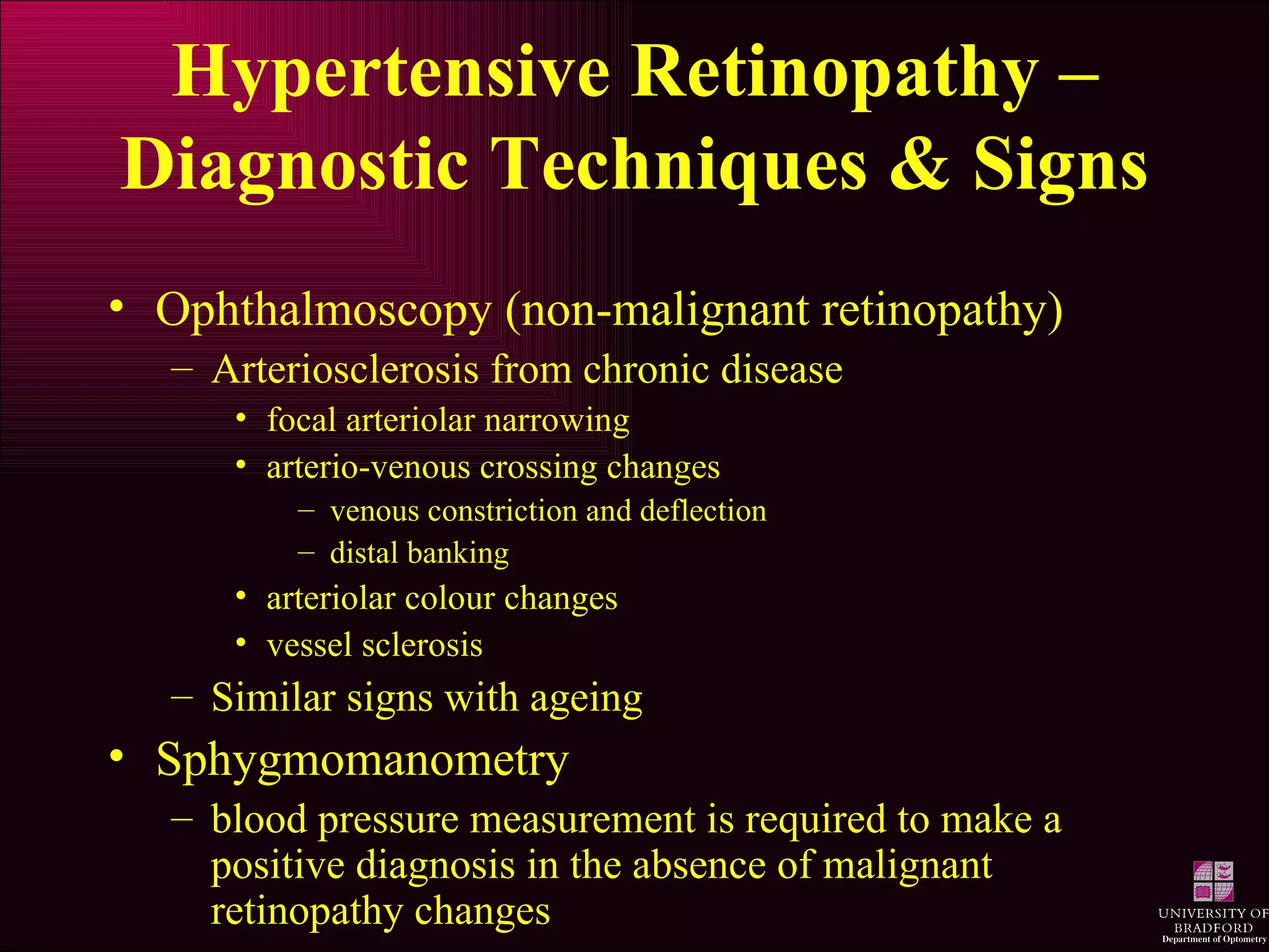 Hypertensive Retinopathy | PPT
