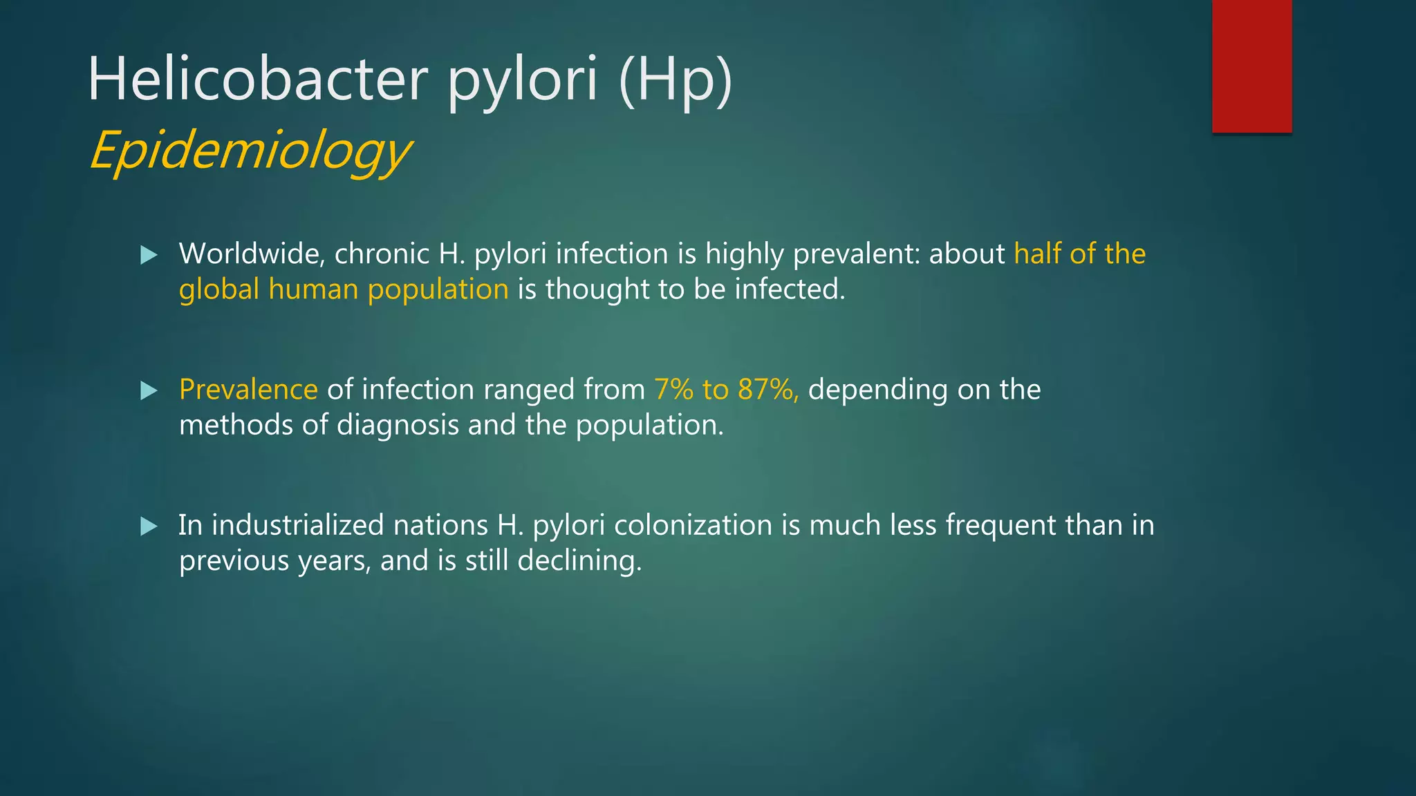 Helicobacter pylori associated Peptic ulcer disease | PPT