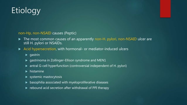 Helicobacter pylori associated Peptic ulcer disease | PPT