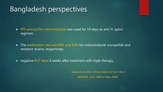 Helicobacter pylori associated Peptic ulcer disease | PPT