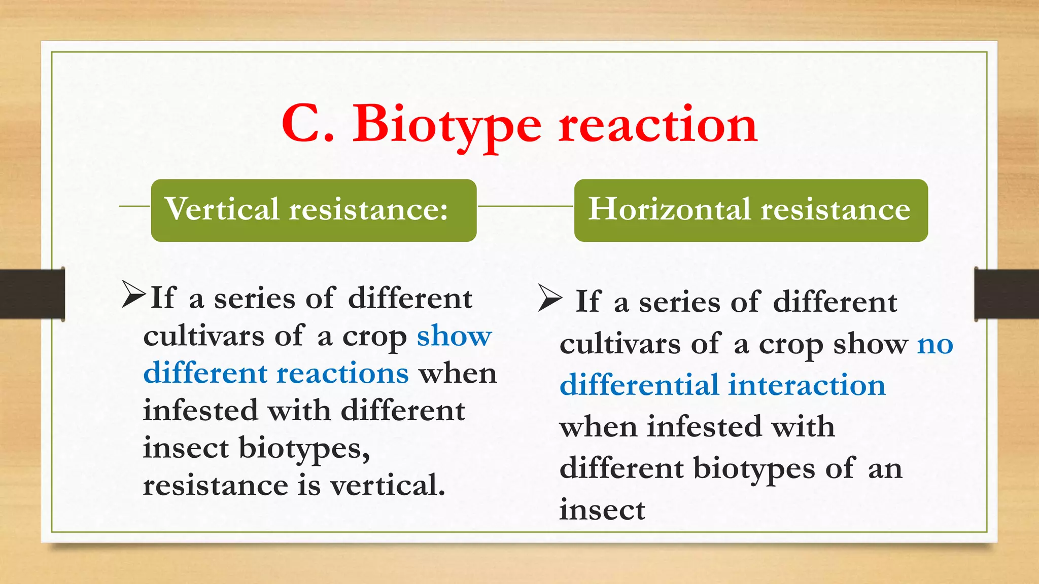 Host plant resistance | PPTX