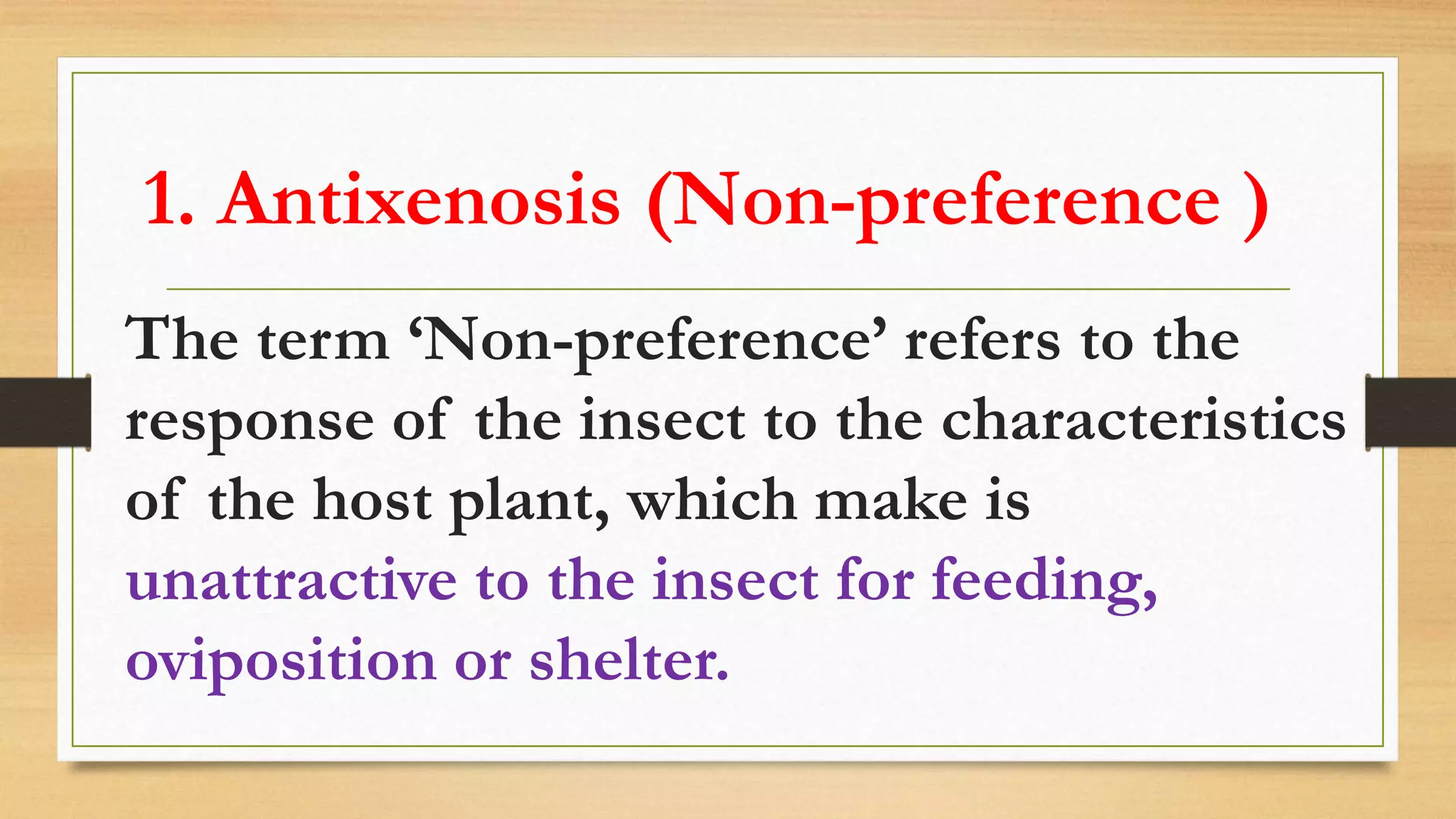 Host plant resistance | PPTX