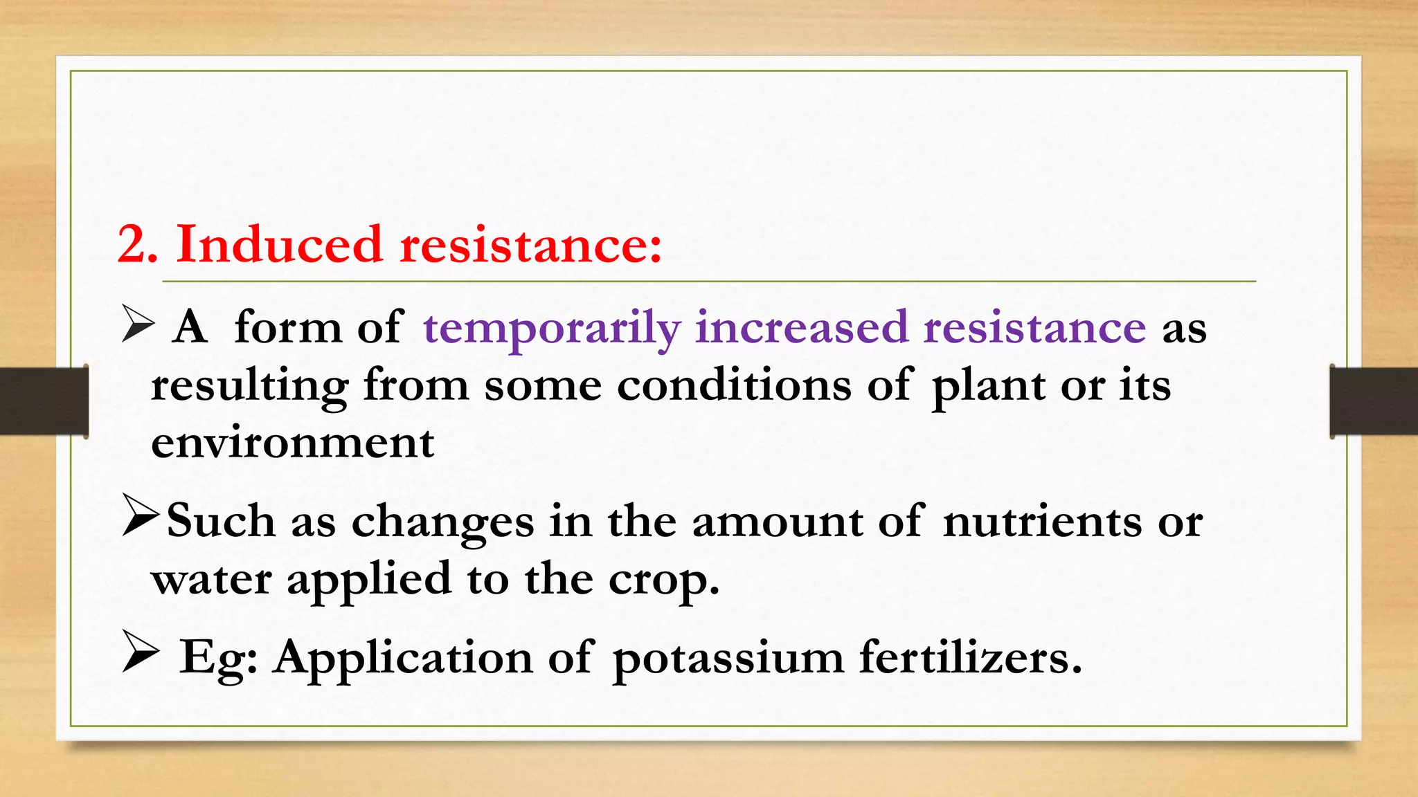 Host plant resistance | PPTX