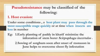 Host plant resistance | PPTX