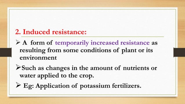 Host plant resistance | PPTX | Gardening | Home & Garden