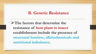 Host plant resistance | PPTX
