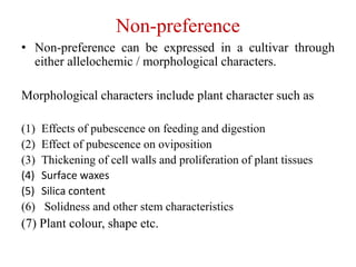 Host plant resistance mechanisms gene resistance to plant pathogen | PPTX
