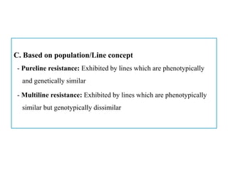 Host plant resistance mechanisms gene resistance to plant pathogen ...