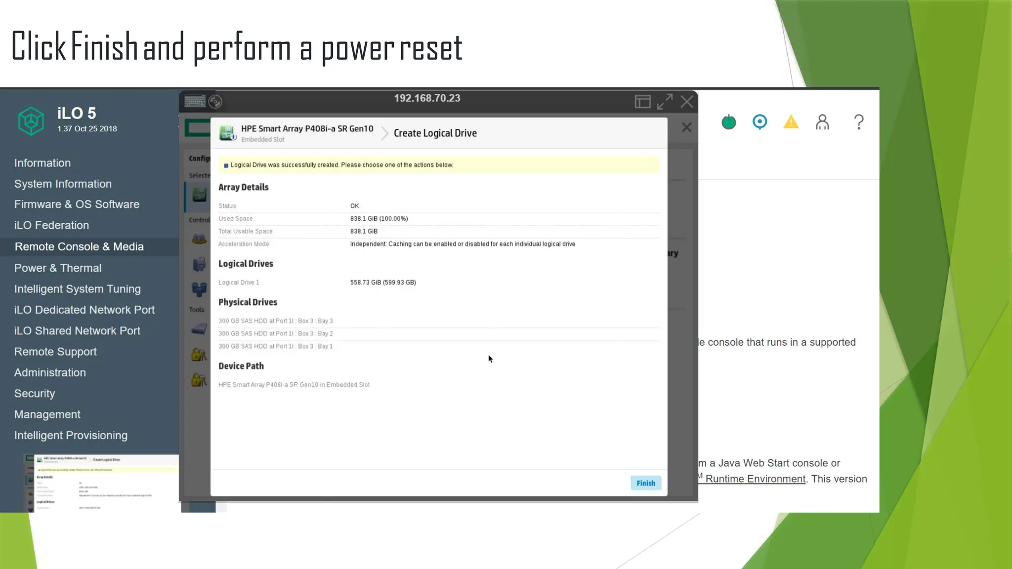 HP server RAID CONFIGURATION presentation | PPT